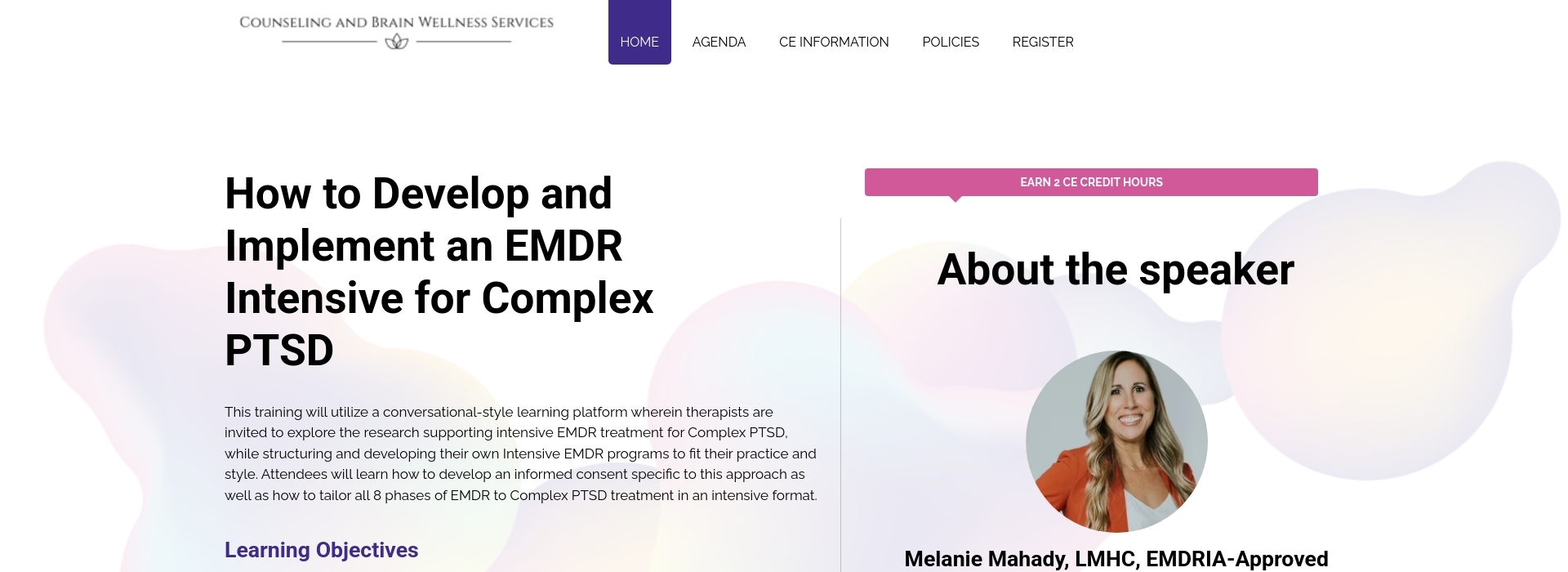 How to Develop and Implement an EMDR Intensive for Complex PTSD How to Develop and Implement an EMDR Intensive for Complex PTSD
